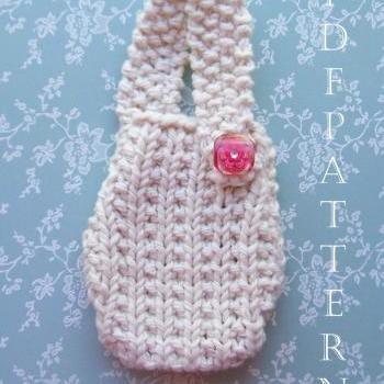 Little Pouch Instant Download Pdf Knitting Pattern on Luulla
